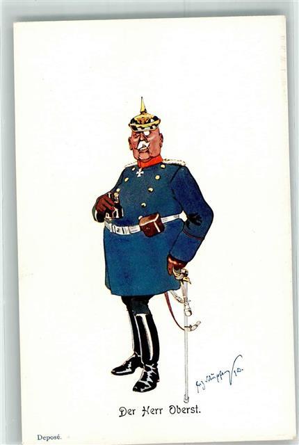 13942975 - Der Herr Oberst Pickelhaube Uniform BKW I Nr 749-4 ...