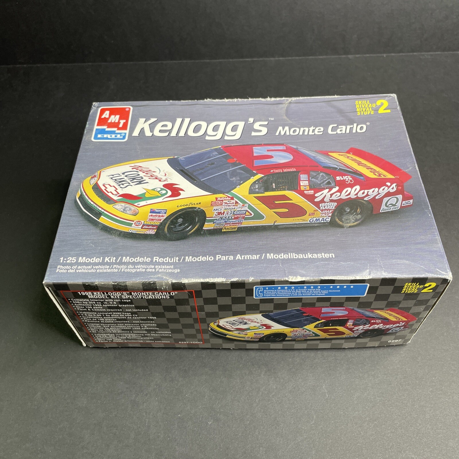 AMT/Ertl Terry Labonte #5 Kellogg Monte Carlo 1/25 Scale Model NEW OPEN ...