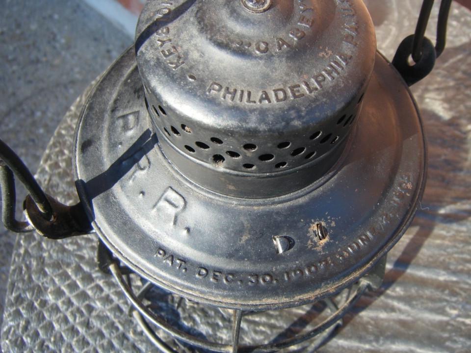 😊 KEYSTONE "THE CASEY" 1903 RAILROAD LANTERN-LVRR GLOBE-KC TWIST BURNER ...