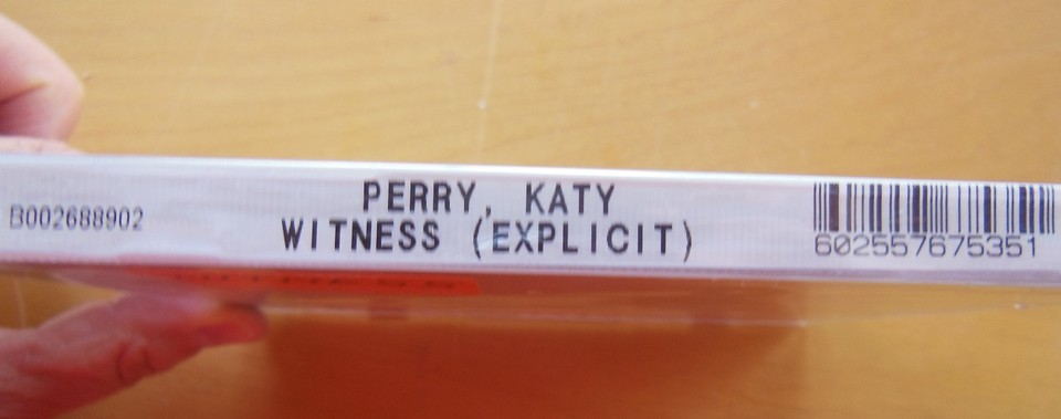 Katy Perry Witness CD - Explicit Content 602557675351 | eBay