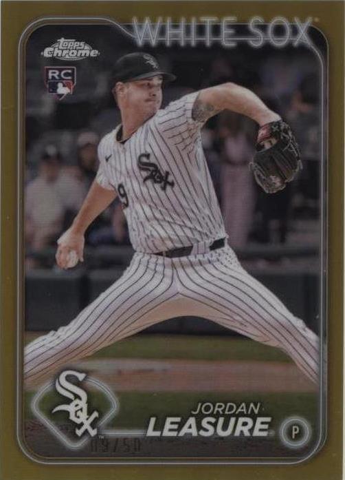 2024 Topps Chrome Update Series - Jordan Leasure #USC94 Gold Refractor ...
