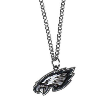 Philadelphia Eagles 18" Logo Pendant Chain Necklace | eBay