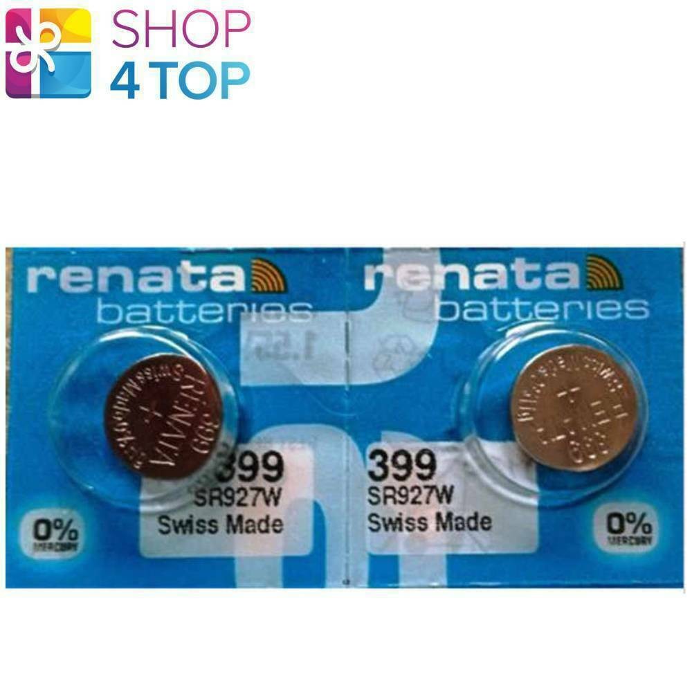 2 Renata 399 Sr927W Batteries Silver 1.55V Watch Battery NEW | eBay UK