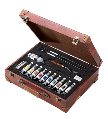 Winsor & Newton Artists Quality Acrylic Colour Suitcase Paint Set | eBay