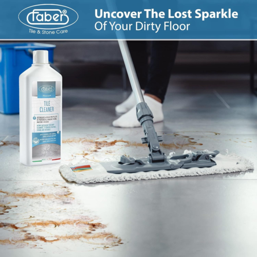 FABER Tile Cleaner - Heavy Duty Acidic Detergent for Deep Cleaning On ...