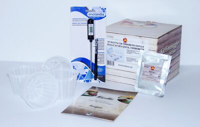 Kit à Fromage pour Debutants - Ricotta, Kit de Fabrication de Fromage ...