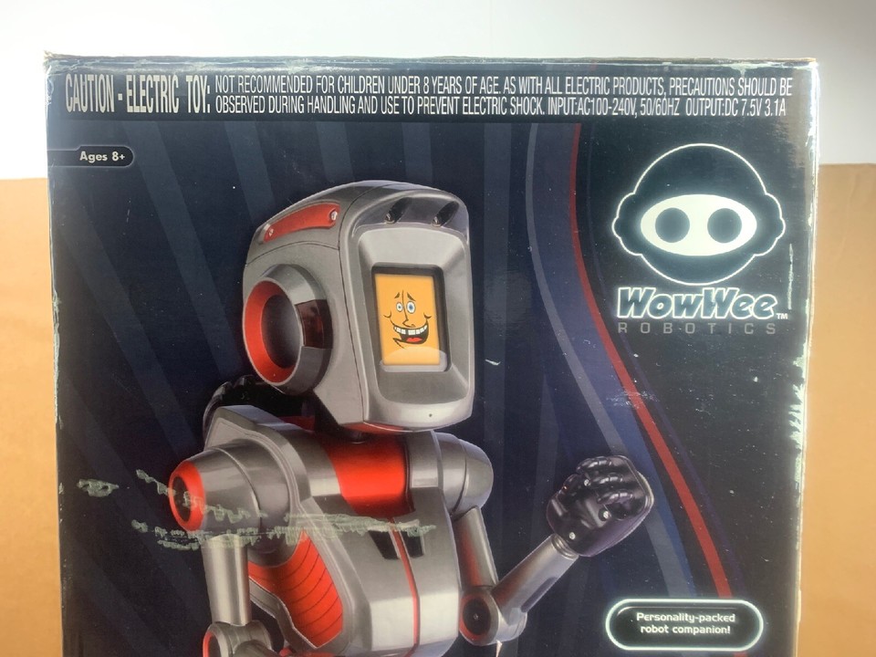 NEW - Rare Wowwee Mr. Personality Robot and Robosapian Robot w/ Box and ...