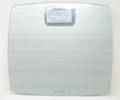 Taylor Weight Tracking Body Scale in Silver **MISSING BACK PIECE** | eBay