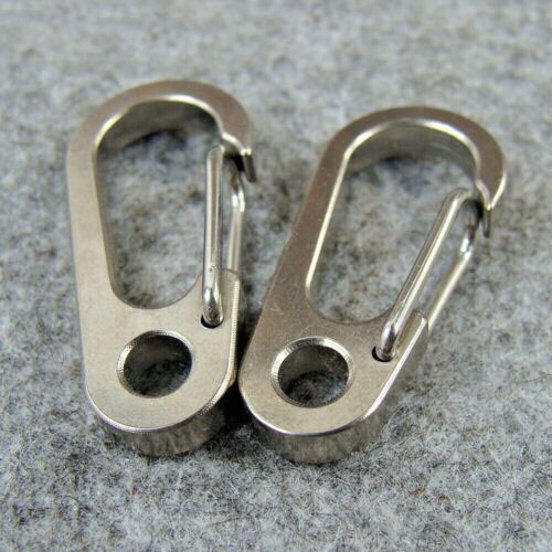Titanium Snap Spring Hooks 34mm Carabine Snap Clasp For Bag Wallet ...