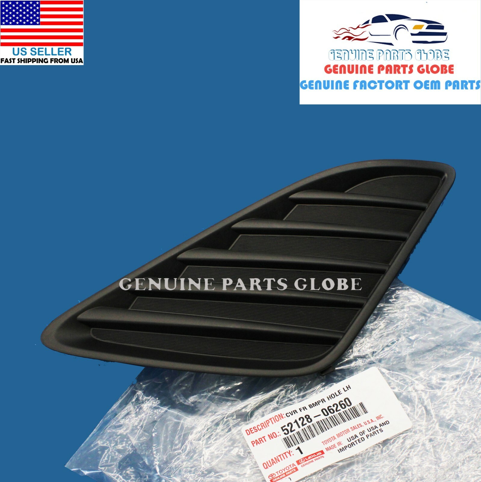 GENUINE TOYOTA 12-14 CAMRY LEFT DRIVER SIDE FRONT BUMPER HOLE COVER ...