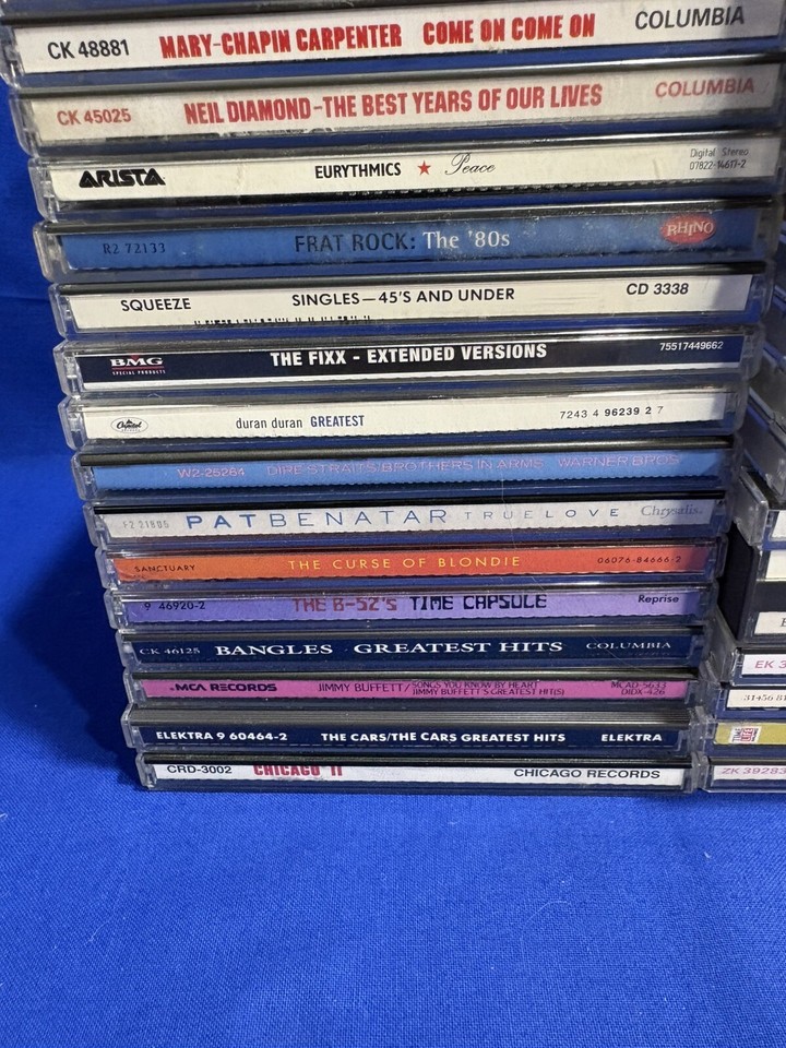 Lot Of 35 1980s CDs Pop Rock 80s CD Pat Benatar The Bangles Michael ...