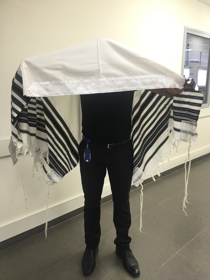 NEW jewish chabad wool tallit prayer shawel judaica 59"X79" | eBay