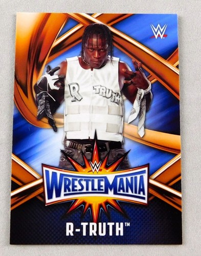 R-Truth WWE Topps Wrestling Trading Card WWF RAW Smackdown Wrestler ...