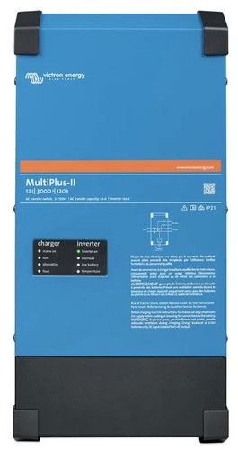 VICTRON ENERGY MULTIPLUS-II INVERTER CHARGER 12/3000 120V NEW/FACTORY ...