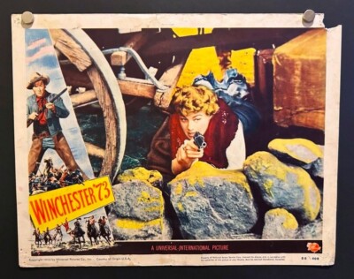 Winchester 73 Movie Poster Lobby Card James Stewart 1950 *Hollywood ...