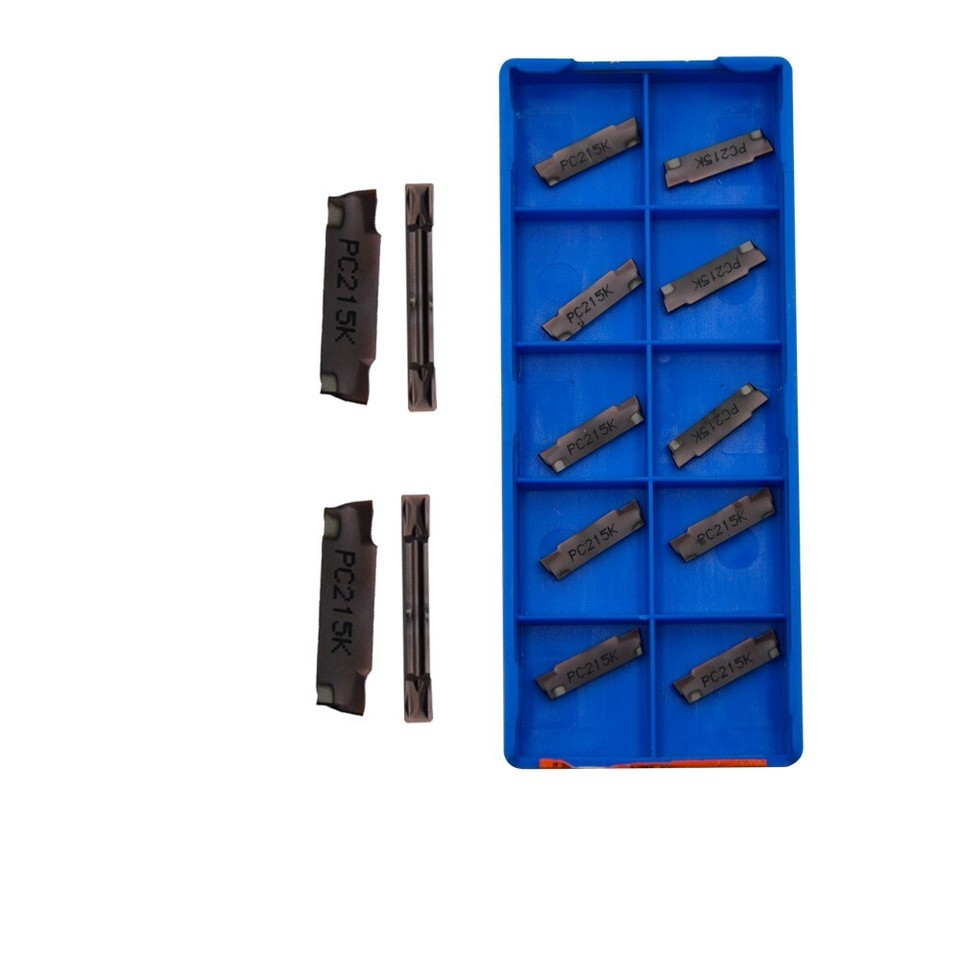 10Pcs MGMN200-G PC215K CNC Grooving Parting Cut-Off Carbide Inserts 2mm ...