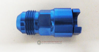 LT1 LS1 LS2 LS6 LS3 LS7 Fuel Rail Line Adapter Fitting AN8 BLUE THREAD ...