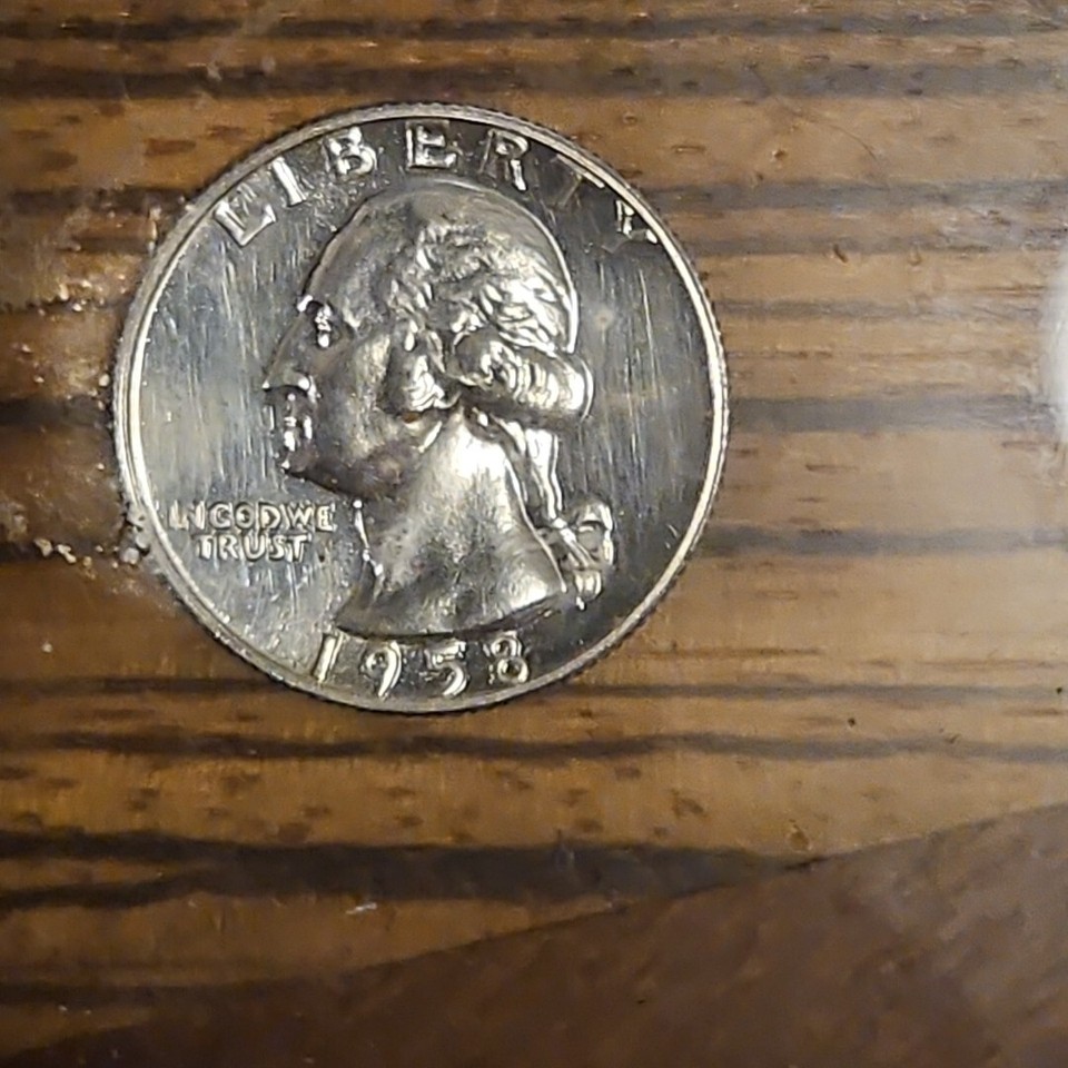 Vintage Silver Coin Clock 1888 Silver Dollar 1958 Silver Half Dollar ...