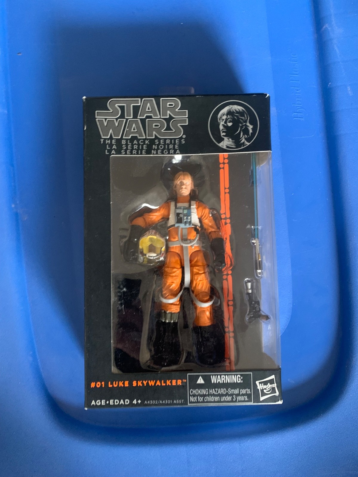 Hasbro Star Wars Luke Skywalker X-Wing Pilot Black Series Action Figure ...