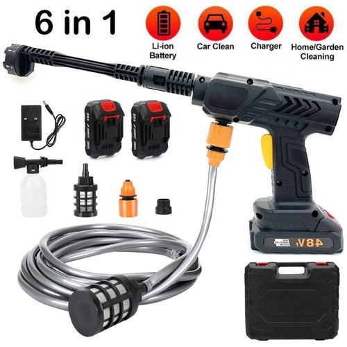 Cordless Car Pressure Washer 7IN1 Powerful Jet Portable Cleaner ...