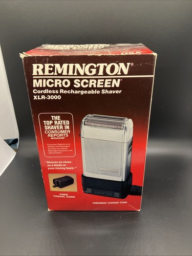Vintage Remington Micro Screen XLR-3000 Electric Shaver New Open Box ...