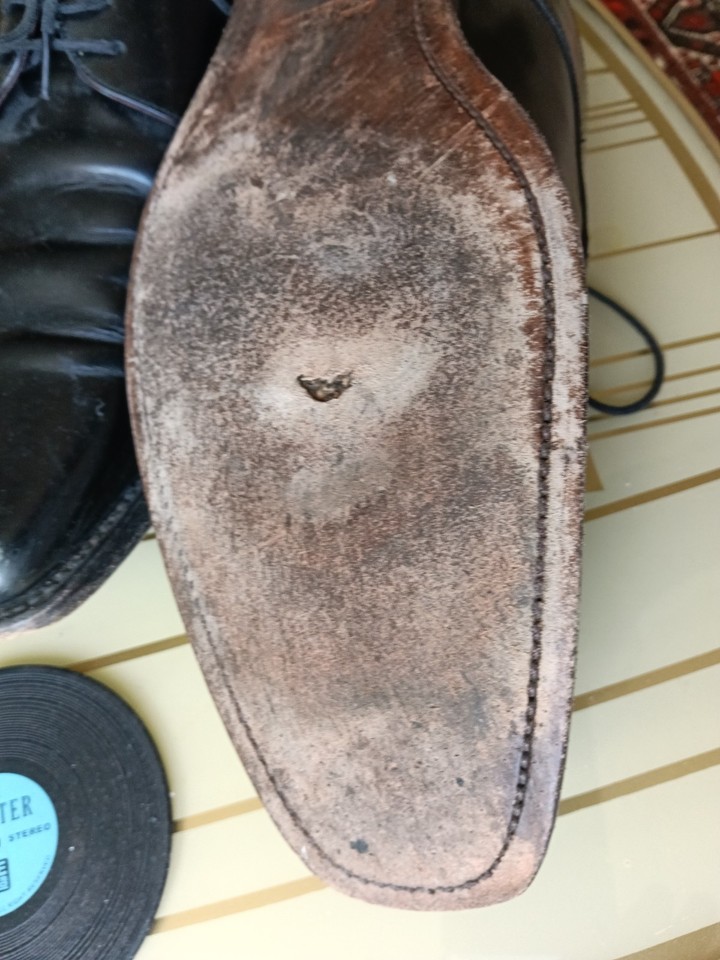 Loake Design Ridley Black Shoes UK9 Leather Formal Office Goodyear ...