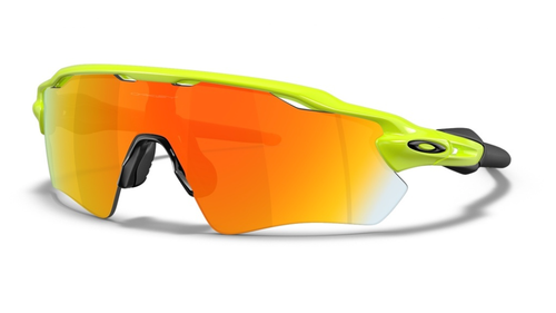 Oakley Radar EV Path Men Sunglasses 9275-07 Yellow Frame / Red Lenses ...