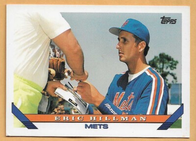 ERIC HILLMAN NEW YORK METS #751 - TOPPS NM-MT 1993 | eBay