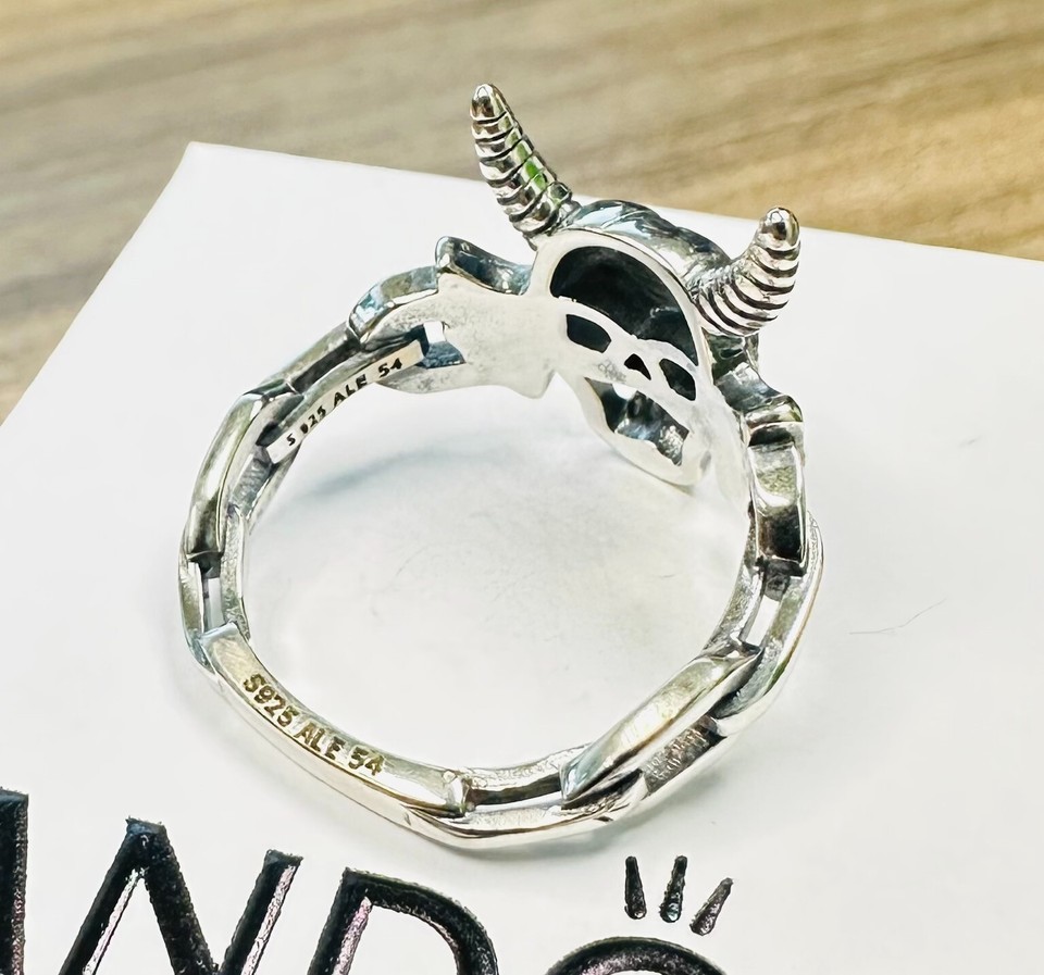 Pandora Stranger Things Hellfire Club Ring #193569C00 +FREE BOX + POLISH CLOTH | eBay