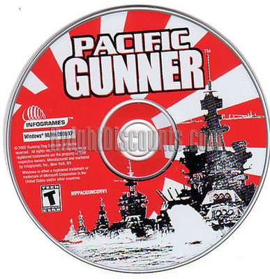 PACIFIC GUNNER Classic Naval Combat Strategy Shooter PC Game NEW for ...