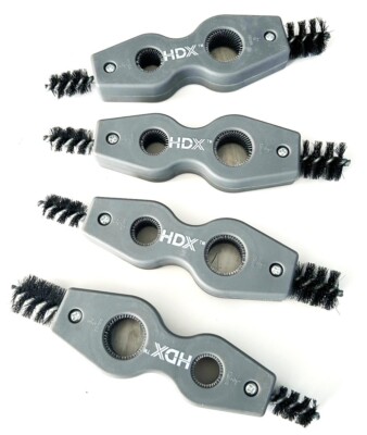 4 HDX 4 IN 1 TOP POST BATTERY TERMINAL PIPE CLEANER WIRE BRUSHES BRUSH ...