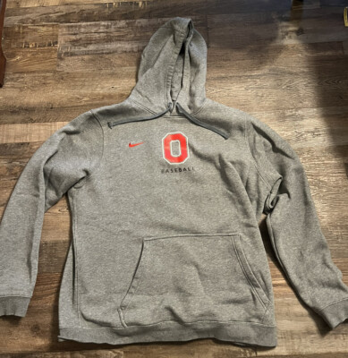 2021 Ohio State Buckeyes Nike Game Used Baseball Sweatshirt Jacket #17 ...