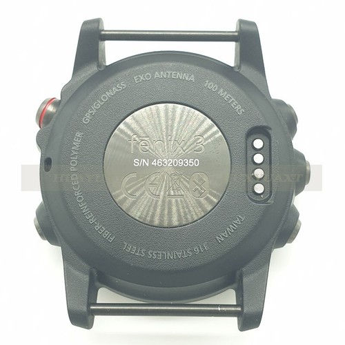 Back Cover Case (Without Battery) For Garmin Fenix 3 Repair Replacement ...