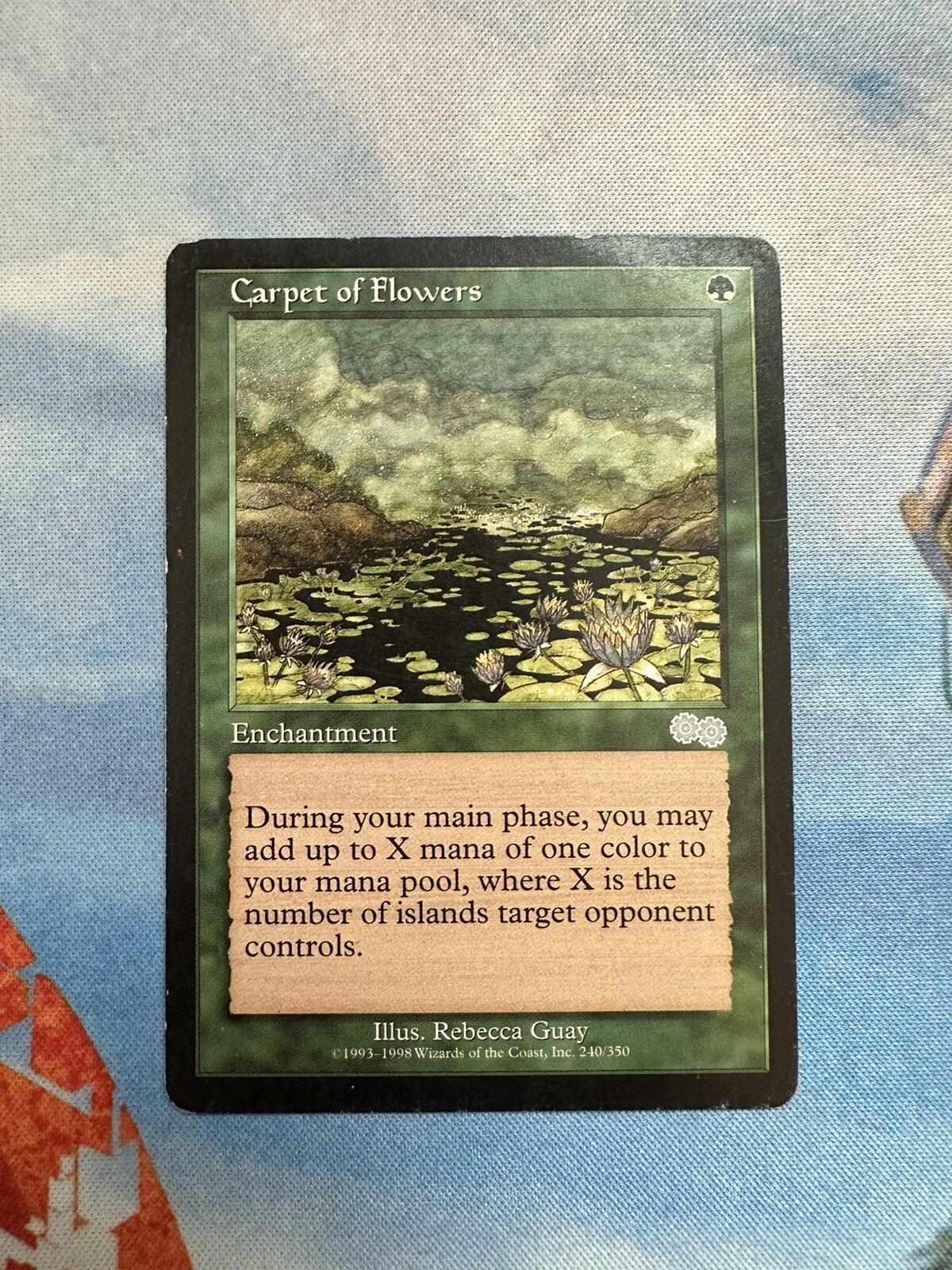 MTG Carpet of Flowers Urza's Saga Card | eBay