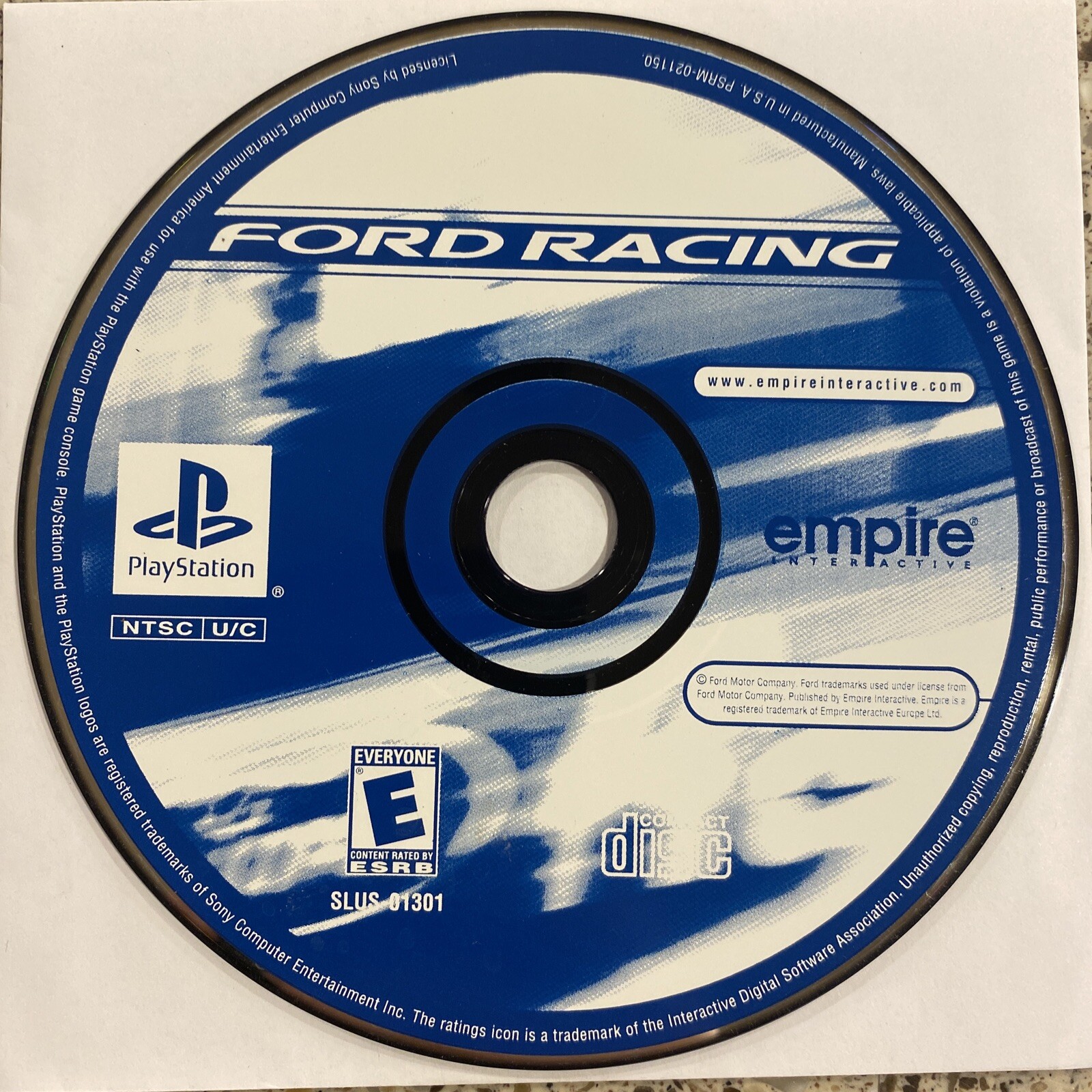 PS1 Ford Racing (Sony PlayStation 1, 2001) Disc Only Tested ...