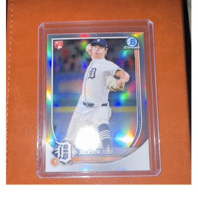 2024 Bowman Chrome Prospects Chrome Rookie RC Jackson Jobe RED ROOKIE ...