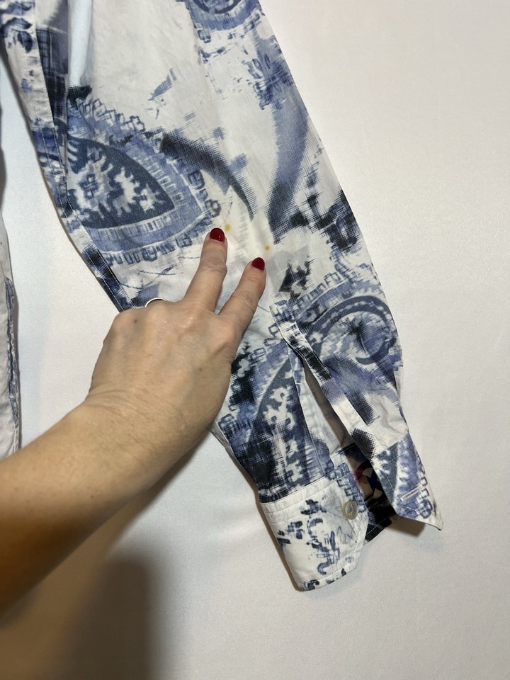 Robert Graham Exclusive Knowledge Wisdom Men's Shirt Medium Cotton ...