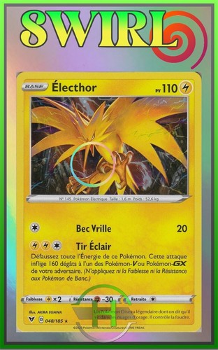 Electhor Holo Swirl/Spirouli - EB04- 048/185 - Carte Pokémon Française ...