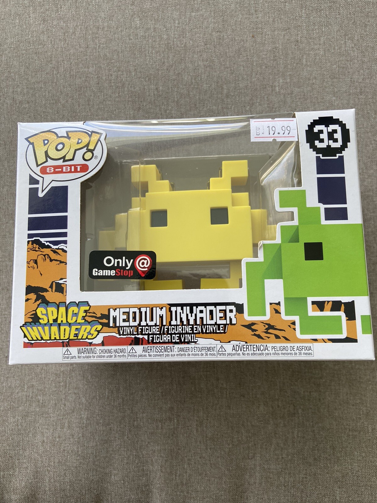 Funko+Pop%21+Vinyl%3A+Space+Invaders+-+Medium+Invader+-+%28Yellow%29 ...