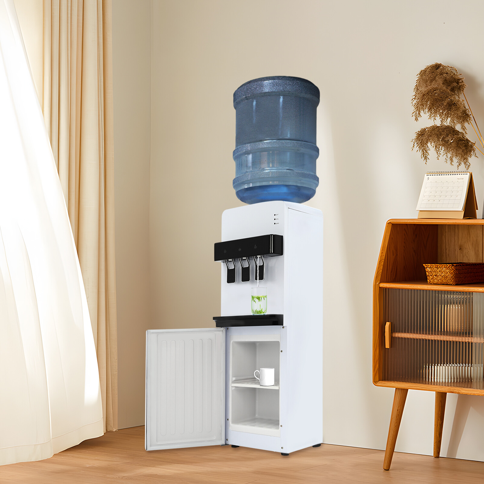 Drinking Water Dispenser Machine Cooler 5L Hot&Cold Drink Office Table ...