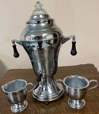 Lehman Brothers Silverware Kromaster No. 74 Coffee Urn w/ Sugar ...