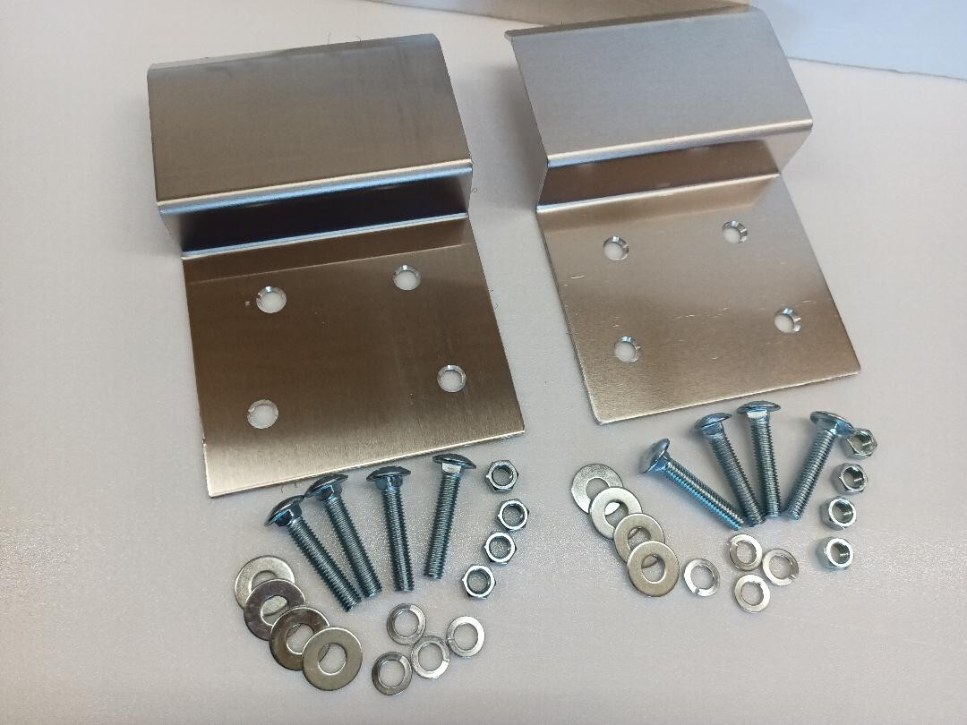 CodyCo Aluminum Loading Ramp End Plate Kit Tops Fits 2" x 8" Boards | eBay