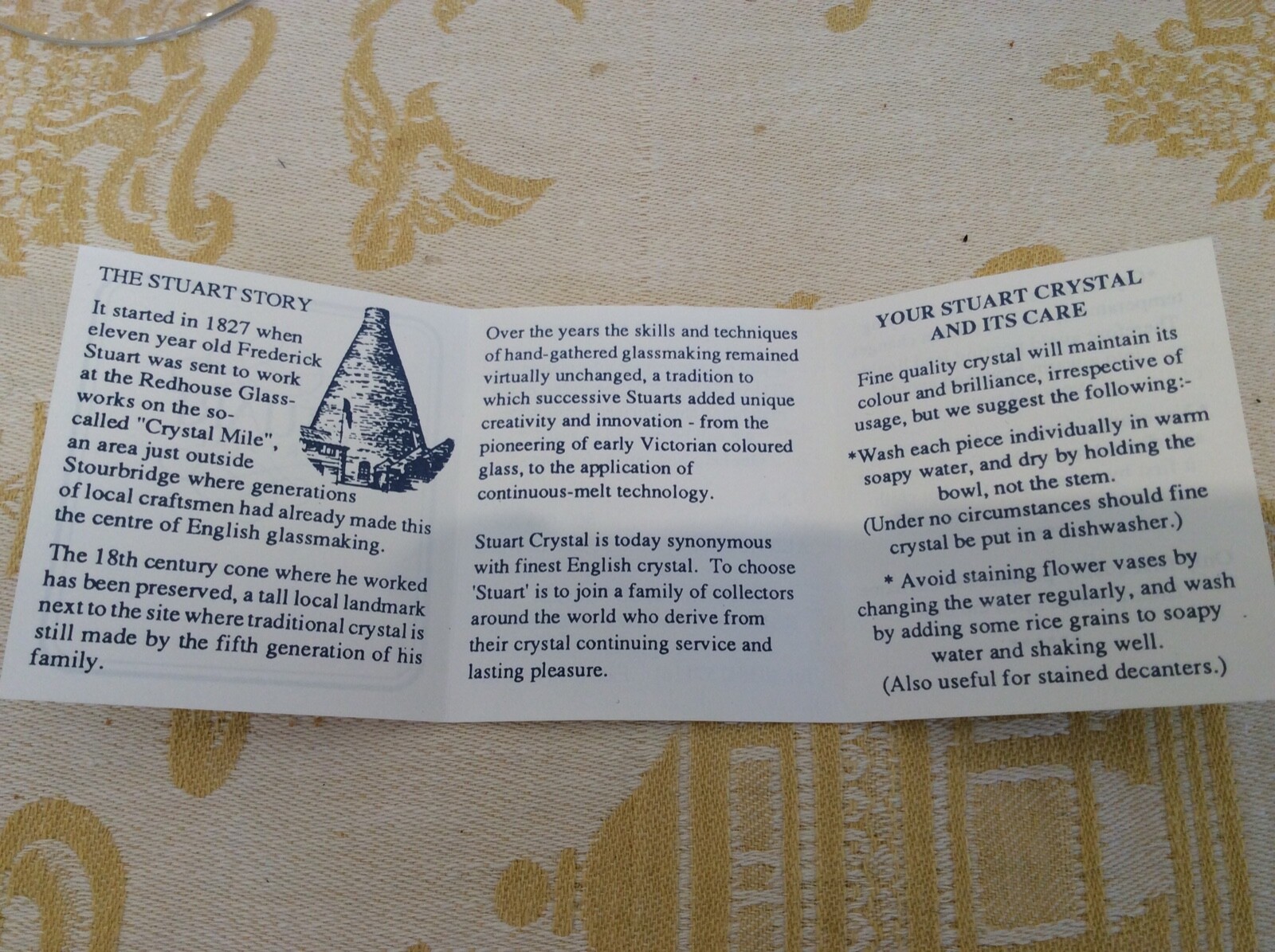 PAIR OF STUART LEAD CRYSTAL BRANDY GLASSES HAMILTON PATTERN BNIB BOXED ...