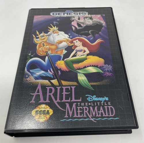 Ariel the Little Mermaid (Sega Genesis, 1992) Complete CIB w/ Reg Card ...