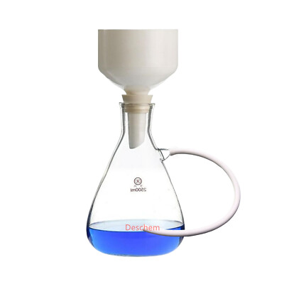2500ml Vacuum Suction Filter Kit 150mm Buchner Funnel Apparatus Lab ...