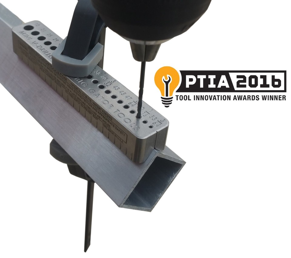 Drill Bit Guide - 21 holes - MINI V-DrillGuide - Drilling Accessory ...