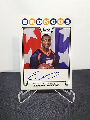 2008 Topps Rookie Premiere Auto Eddie Royal #RPA-ER Rookie Auto RC | eBay