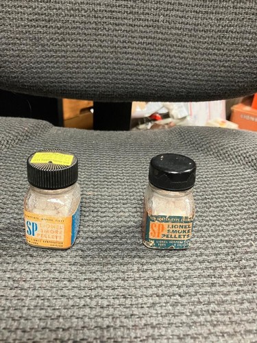 LIONEL POST-WAR (2) SP BOTTLES OF SMOKE PELLETS | eBay