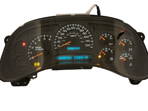 Speedometer Instrument Cluster 03 04 05 Sierra Silverado 275,534 Miles ...