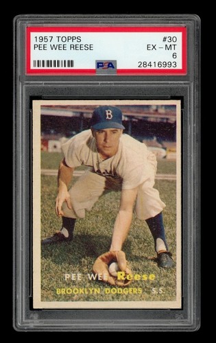 1957 Topps Set-Break # 30 Pee Wee Reese PSA 6 EX-MT | eBay